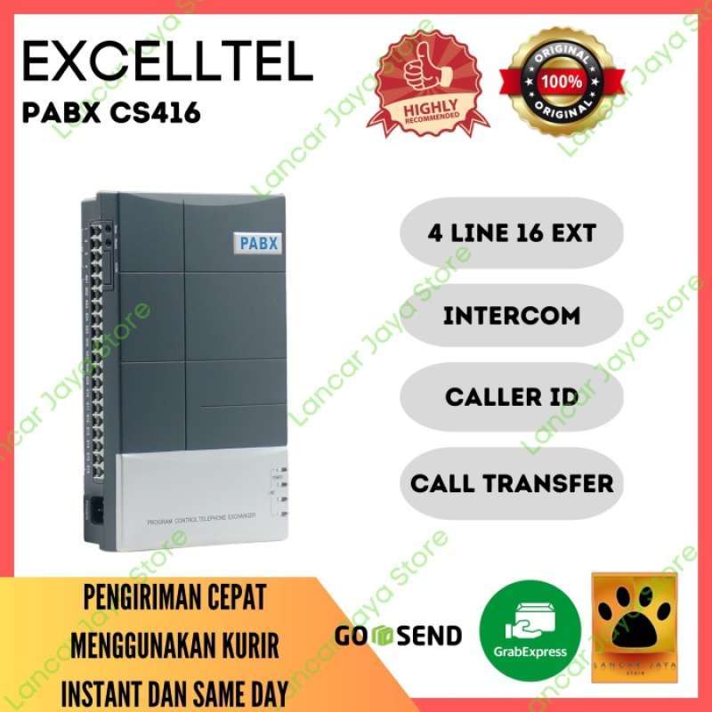 Promo Pabx Excelltel Cs-416 (4 Line 16 Extension) Diskon 6% di Seller Gansirsa - Kapuk, Kota ...