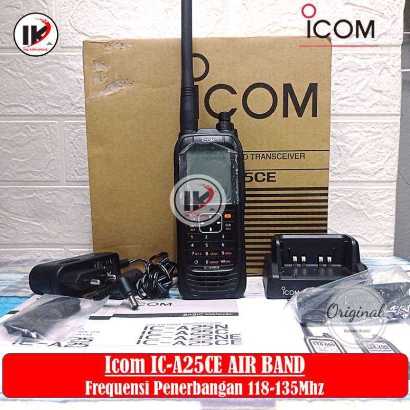 Jual HT Icom IC A25CE / Icom A25 / HT Air Band HT Penerbangan ic-a25ce di Seller IMA ...