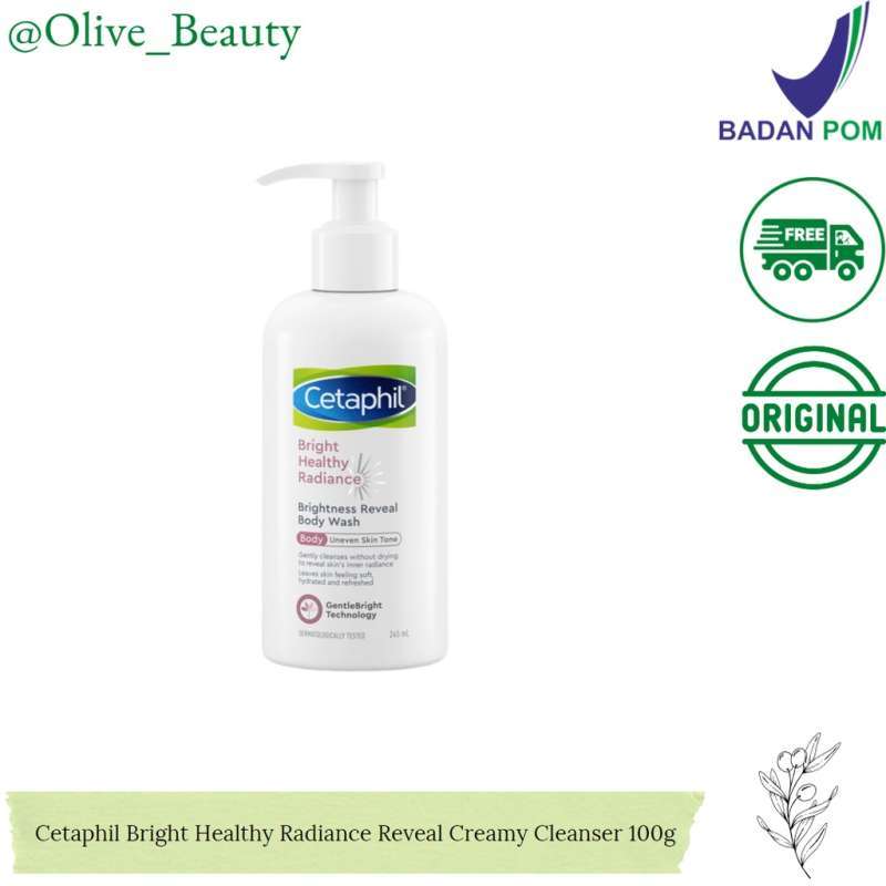 Jual Cetaphil Bright Healthy Radiance Brightness Reveal Body Wash 245 ...
