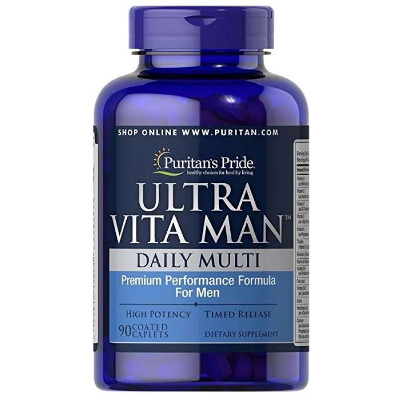 Promo Puritan's Pride High Potency Ultra Vita Man Time Release 90 ...