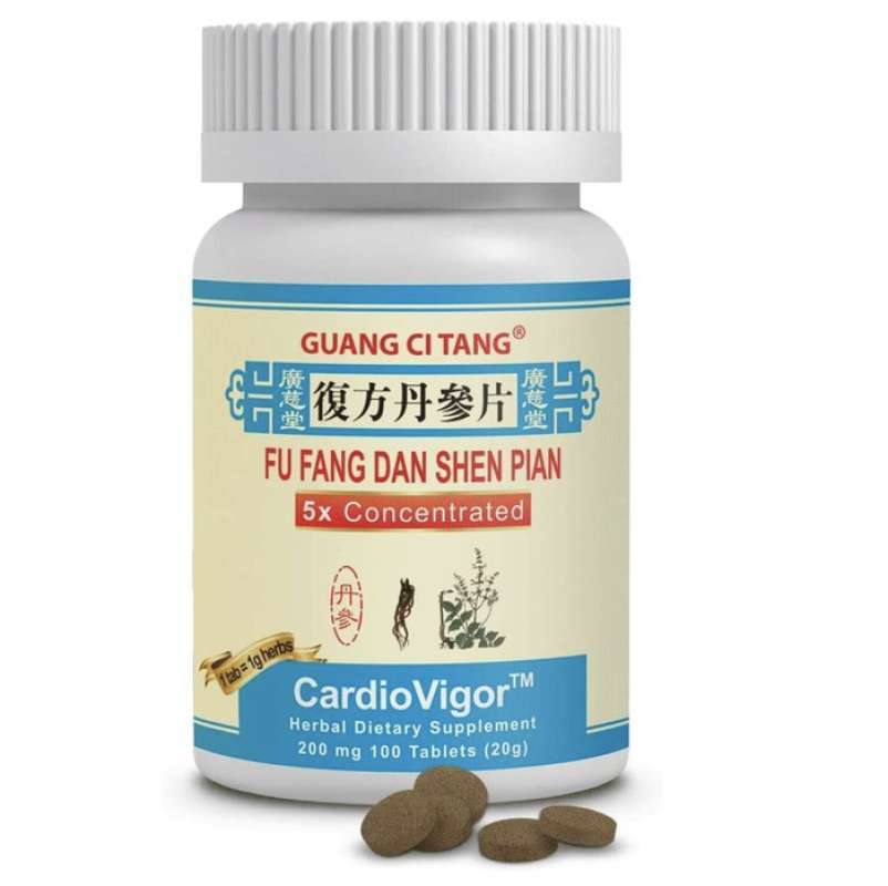 Jual Guang Ci Tang Fu Fang Dan Shen Pian Tablets Cardiovigor 200 Mg 100 ...