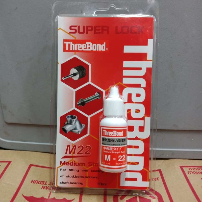 Promo Threebond Super Lock M22 Lem Baut Mirip Loctite 242 Medium ...