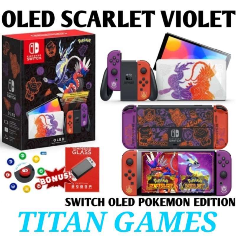 Promo Nintendo Switch Oled Pokemon Scarlet Pokemon Violet Edition Oled Diskon 17% di Seller ...