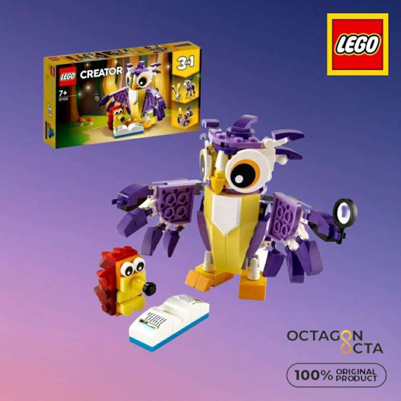 Jual Lego Creator 31125 3in1 Fantasy Forest Creatures 175pcs Brick Toys ...