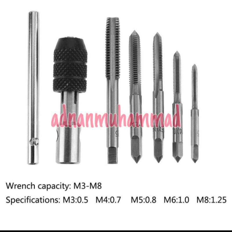 Jual Bor Tap Ulir Drat Manual Membuat Sekrup Baut Perkakas Di Seller ...