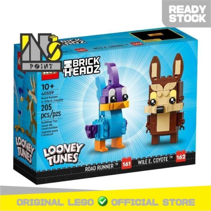 Jual LEGO 40559 - Brickheadz - Road Runner™ & Wile E. Coyote™ di Seller ...