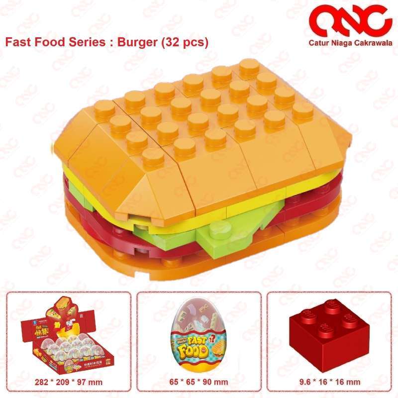 Jual Cnc Brick Fast Food Lego Compatible ( Gacha / Gashapon / Surprise ...