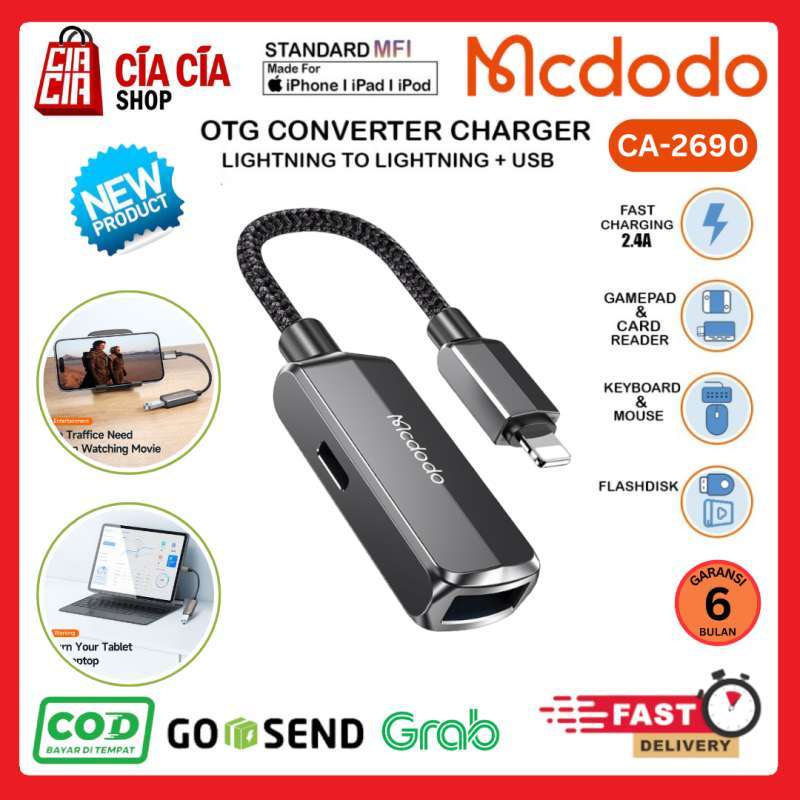 Jual Mcdodo 2 In 1 Lightning Original Terbaru - Harga Promo Murah Juli ...