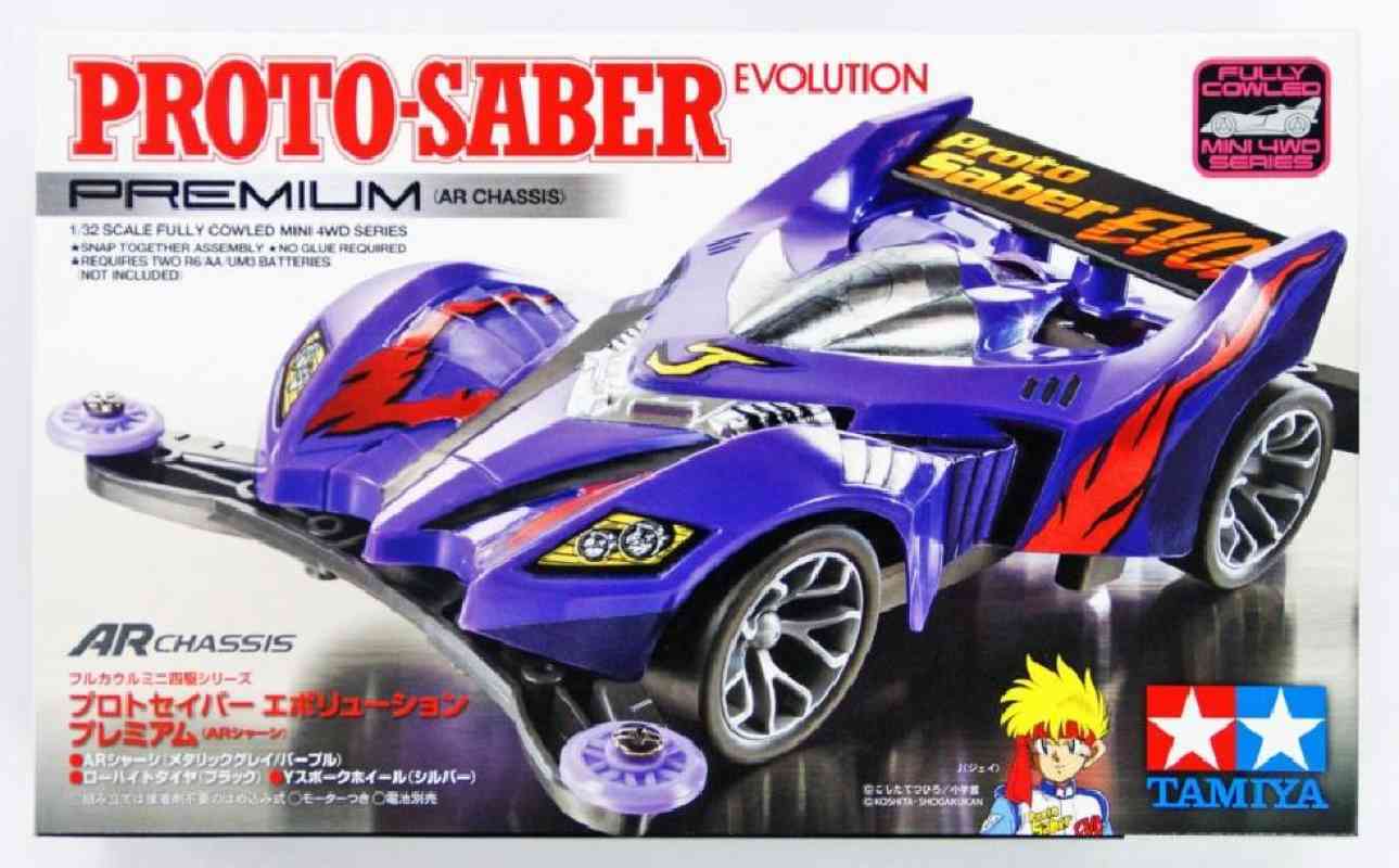 Jual Tamiya 19448 Mini 4WD Proto-Saber Evolution Premium (AR Chassis) 1 ...