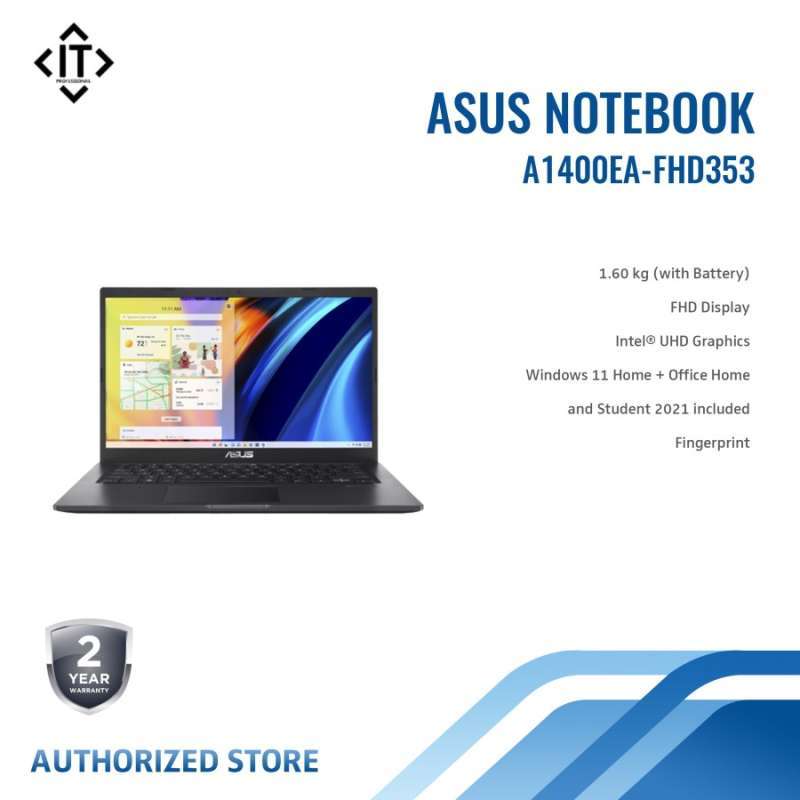 Jual Asus Vivobook A1400ea - 14 Intel Core I3-1115g4 4gb 512gb Fhd ...