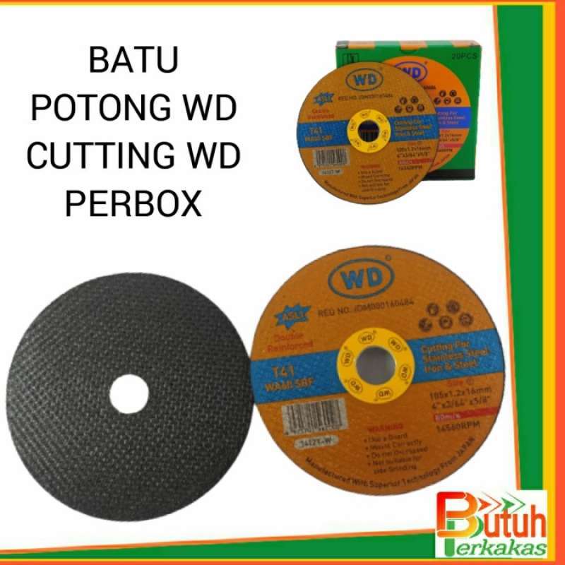Promo Batu Potong Wd Perbox Cutting Wd 4 Inchi Cutting Wheel Batu ...