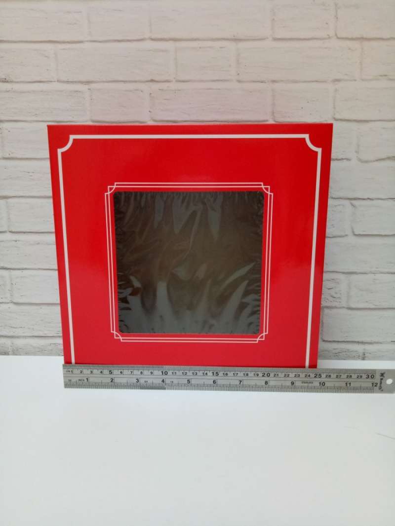 Jual Dus Kue Cake Box Giftbox 25x25x8 Cm Merah Red Polka Special Design ...