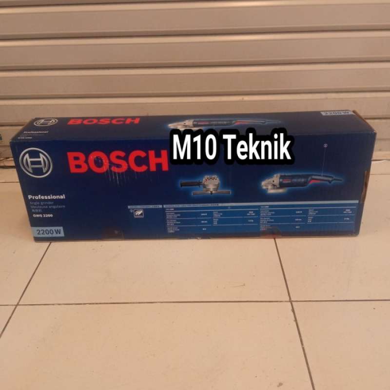Promo Bosch Gws 2200-180 Angle Grinder 7 Mesin Gerinda 7 Inch Gws 2200 ...
