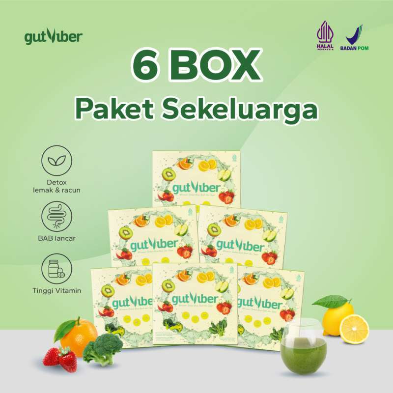 Promo Gutviber - Minuman Serat | Fiber Drink | Detox Rasa Sayur Dan ...