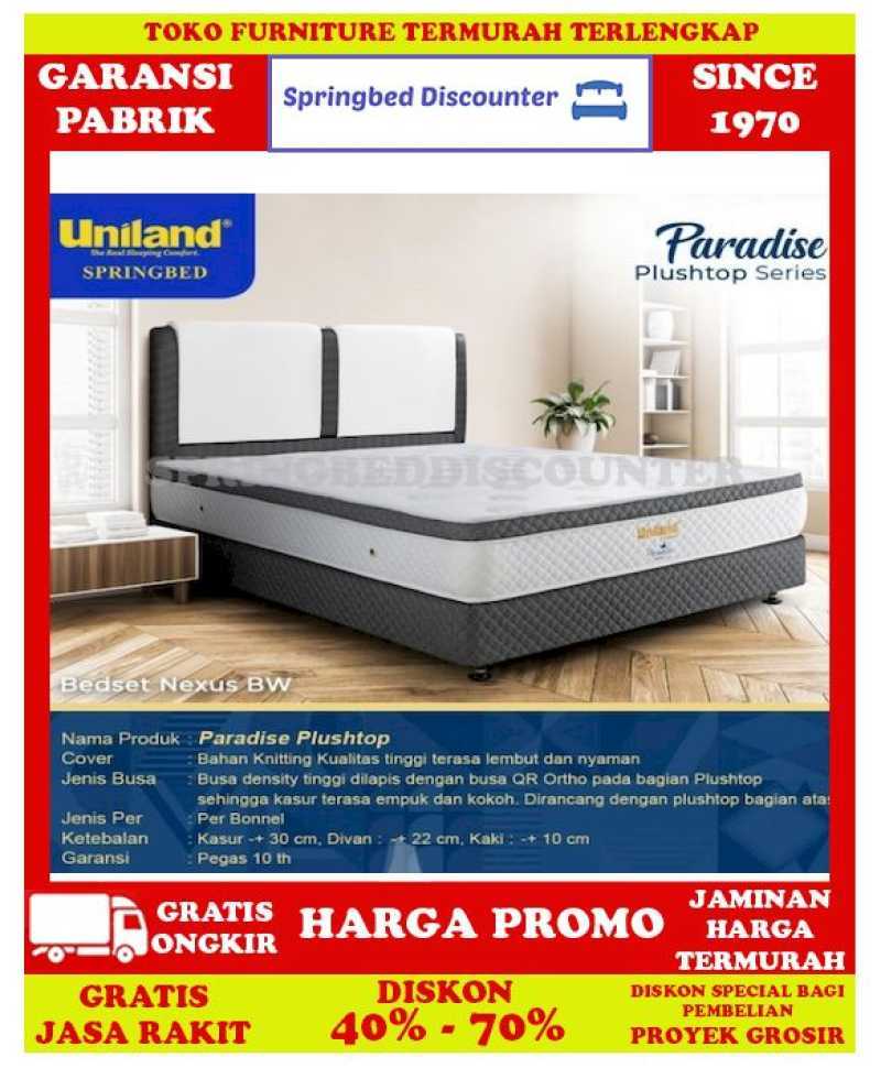 Jual Springbed Spring Bed Kasur Uniland Paradise Plushtop Nexus 200x200 ...