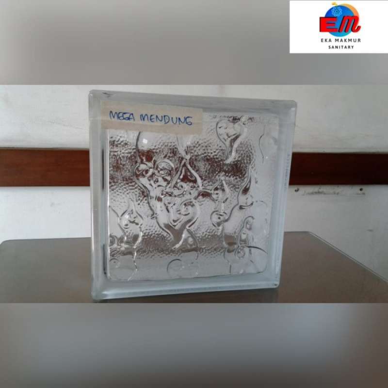 Jual Glass Block/ Glassblock/ Glass Blok Mulia Magna Mega Mendung 9.5cm ...