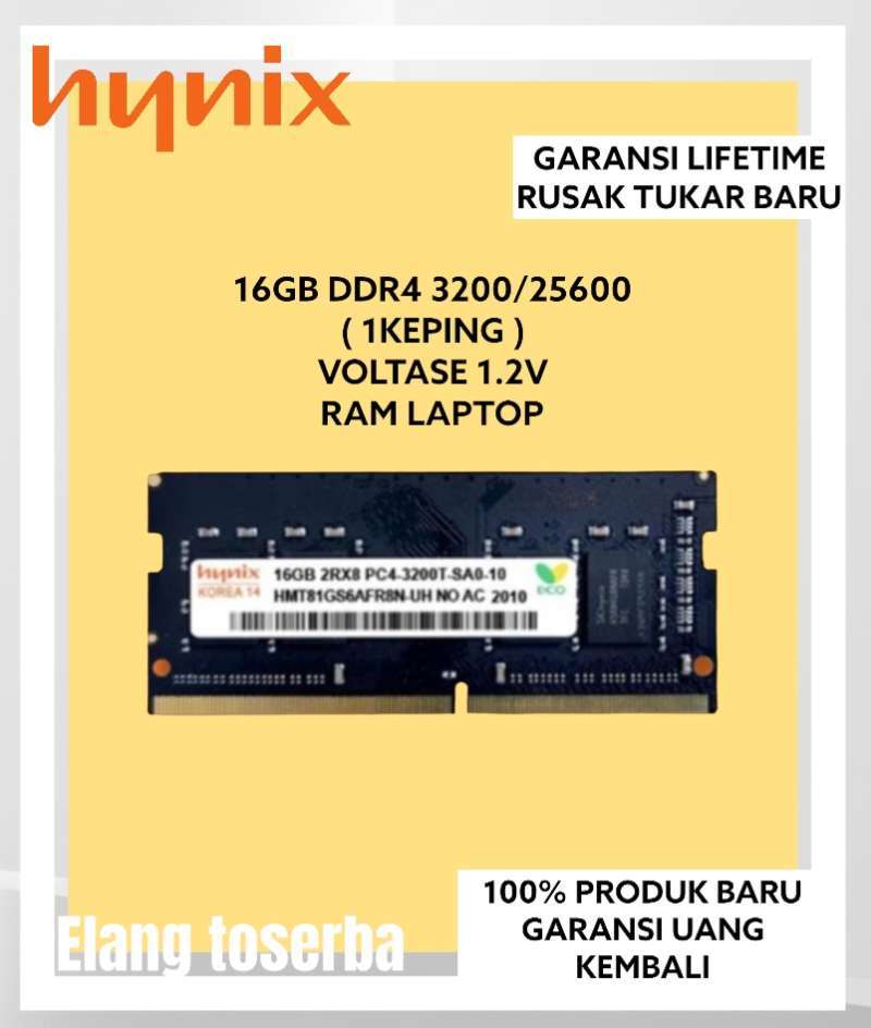 Jual RAM LAPTOP HYNIX DDR4 16GB 3200 MHz 25600 ORI GAMING RAM NB DDR4 ... Jual RAM LAPTOP HYNIX DDR4 16GB 3200 MHz 25600 ORI GAMING RAM NB DDR4 ...