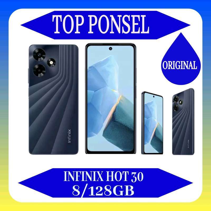 Jual Infinix Hot 30 8/128gb Spesial Edition Garansi Resmi - Blue Di Seller King's Store 24 ...