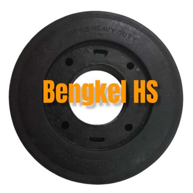 Jual Roda Ban Lori Lory Troli Trolley 8 Inch Heavy Duty Swallow Karet ...