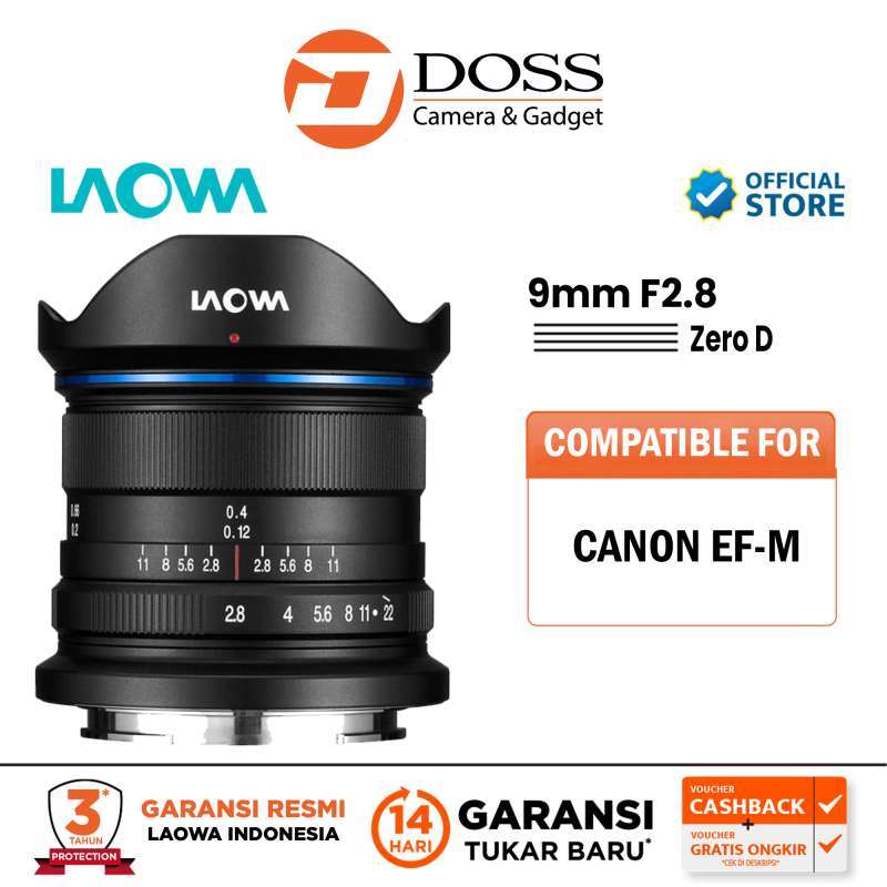 Jual Laowa 9mm f2.8 Zero-D Lens laowa 9 mm f28 zero D lens - Canon EF-M ...