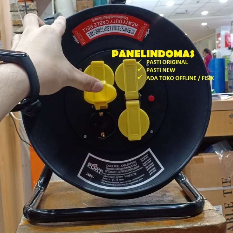 Promo Fort - Kabel Roll 25m 25 Meter Cable Roll Heavy Duty 25 Meter Qb ...