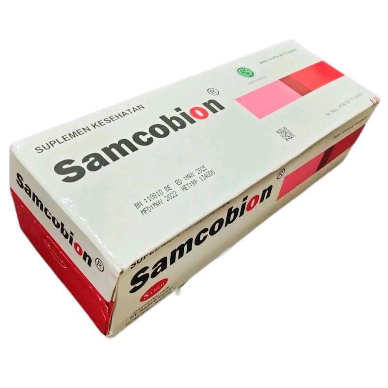 Jual Samcobion - Suplemen Vitamin Zat Besi & Mineral (100's /dus) Di ...