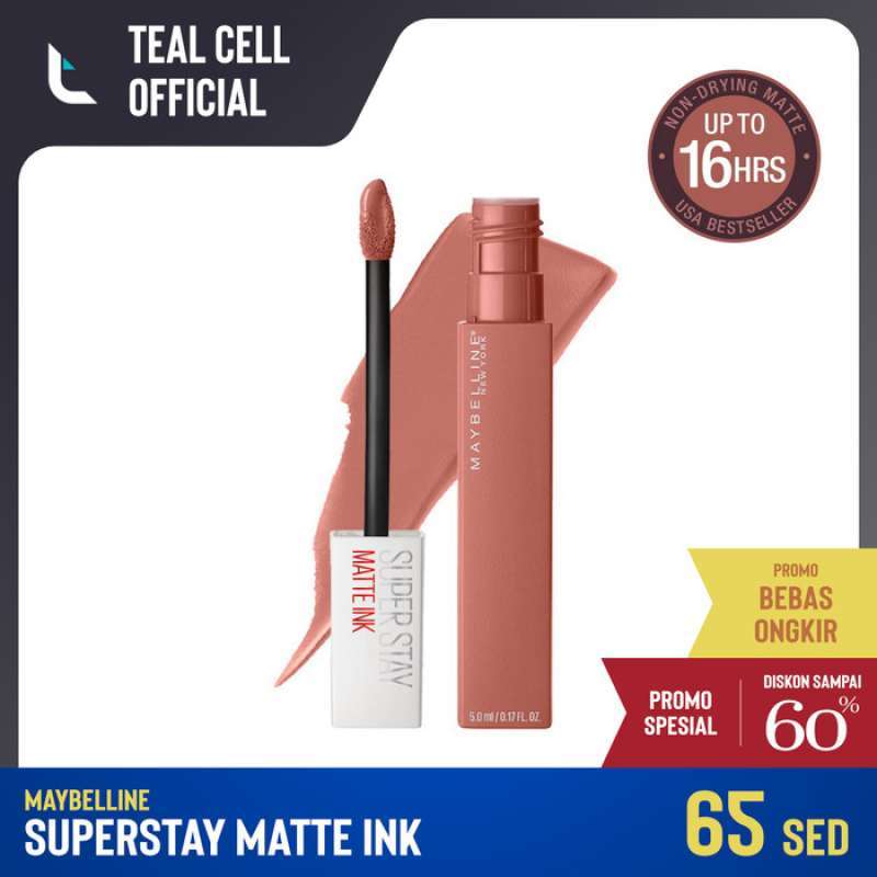 Promo Maybelline - Superstay Matte Ink Liquid Lipstick - 65 Seductress ...