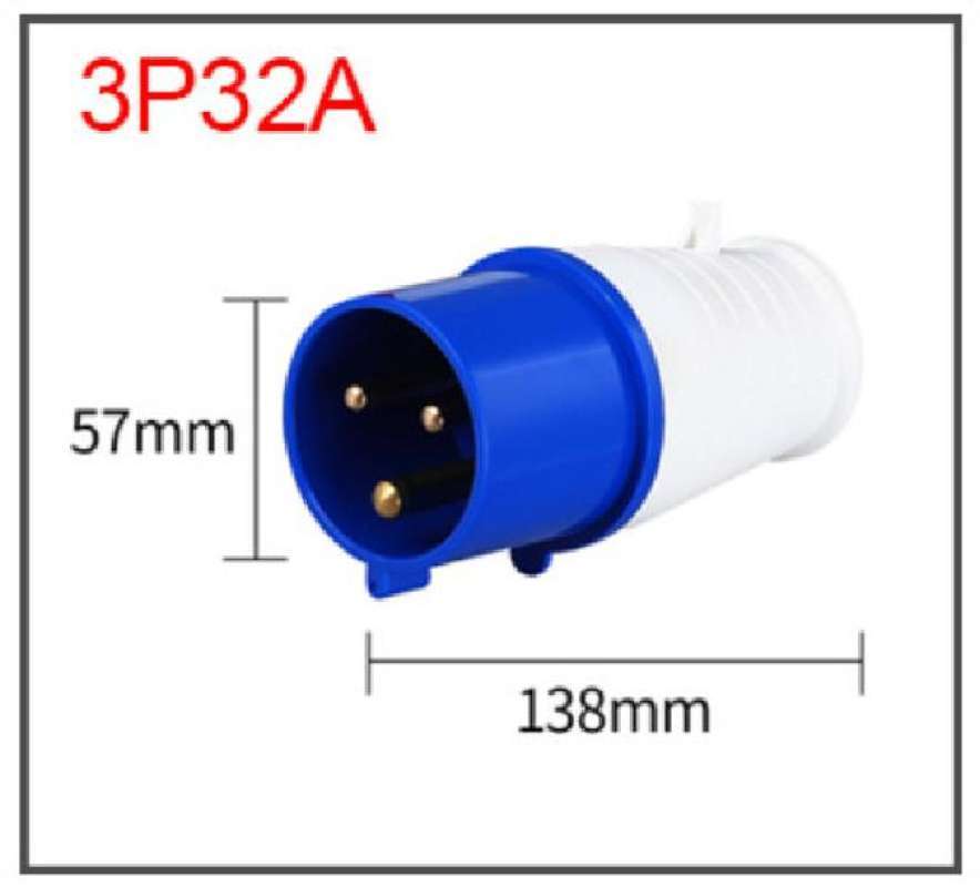 Jual Industrial Surface / Mobile Mounting Socket / Plug 16A / 32A 3 4 5 ...