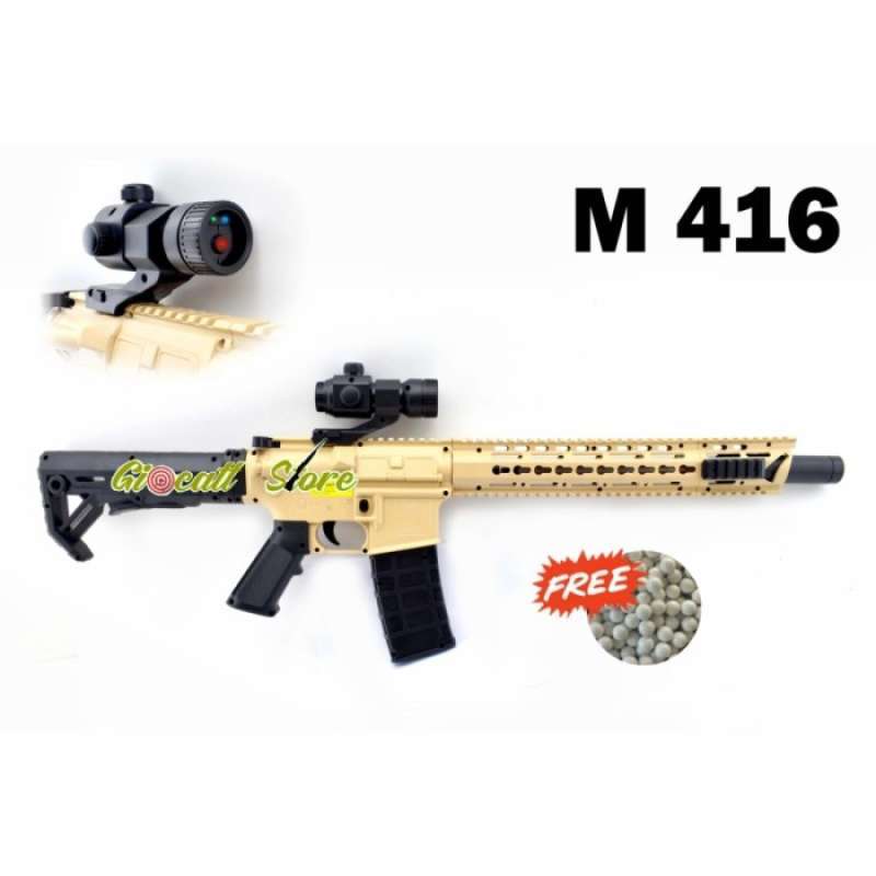 Promo Mainan Tembakan Spring Kokang Dcobra Reborn M416 AR15 Desert War - Tan (DesertWar) Diskon ...