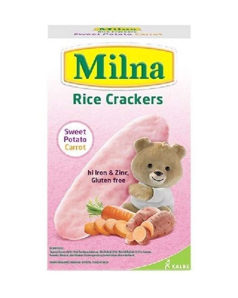 Jual Milna Rice Crackers Sweet Potato Carrot 20 gr di Seller Toko Susu ...