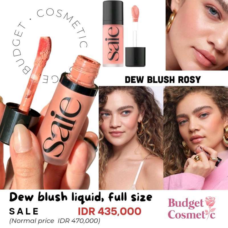 Jual blush SAIE DEW BLUSH LIQUID CHEEK FLUSH DUPE RARE PINCH - NO BOX Rosy di Seller Budget ...