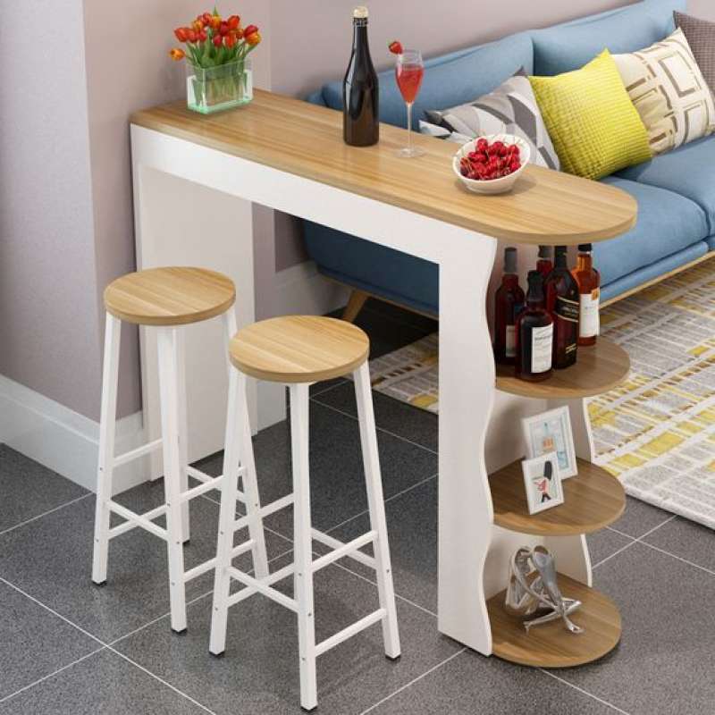 Jual Worldniture Boyer Meja Bar Mini Bar Minimalis Modern Full Set 120 ...