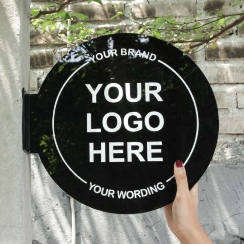 Jual Papan Nama Logo Toko - Signage Akrilik Custom Desain Sendiri Di ...