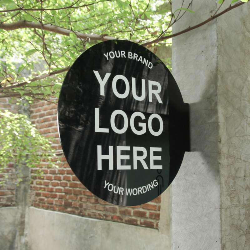 Jual Papan Nama Logo Toko - Signage Akrilik Custom Desain Sendiri Di ...