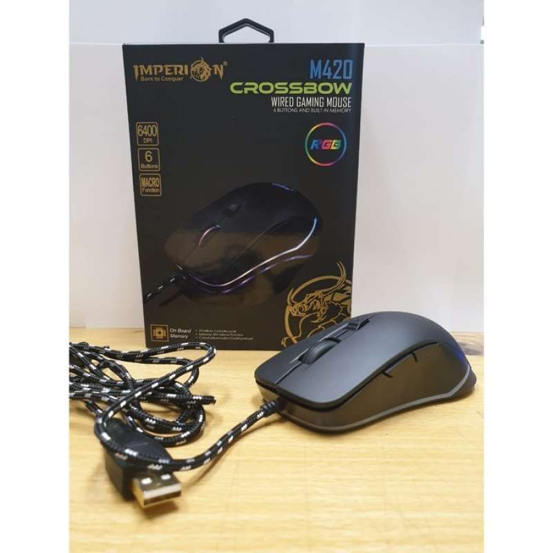 Promo Imperion M420 Crossbow Gaming Mouse / Imperion Crossbow Macro Onboard Diskon 17% di Seller ...