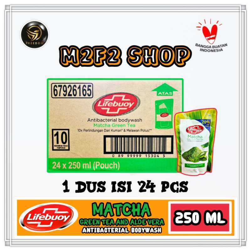 Promo Lifebuoy Body Wash Sabun Mandi Cair Matcha Green Tea Refill - 250 ...