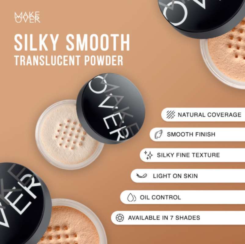 Promo Make Over Silky Smooth Translucent Powder (35 Gr) - Makeover ...