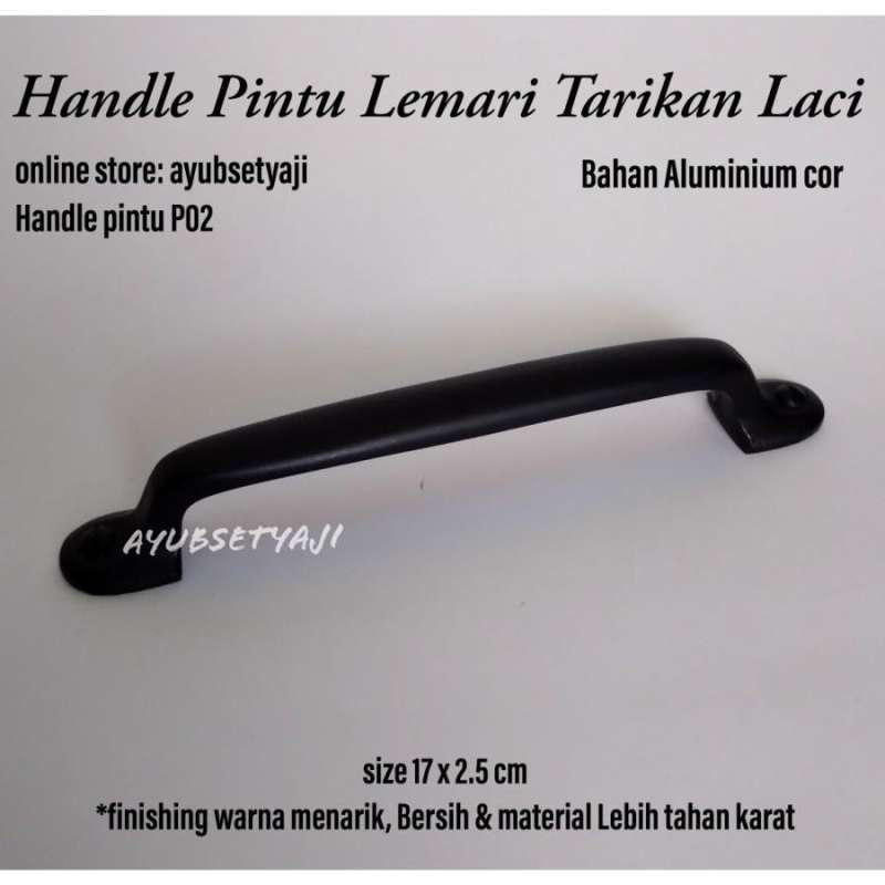 Jual Handle Pintu Lemari P02 Handle Panjang 17cm Gagang Pintu Lemari Furniture Tarikan Laci ...