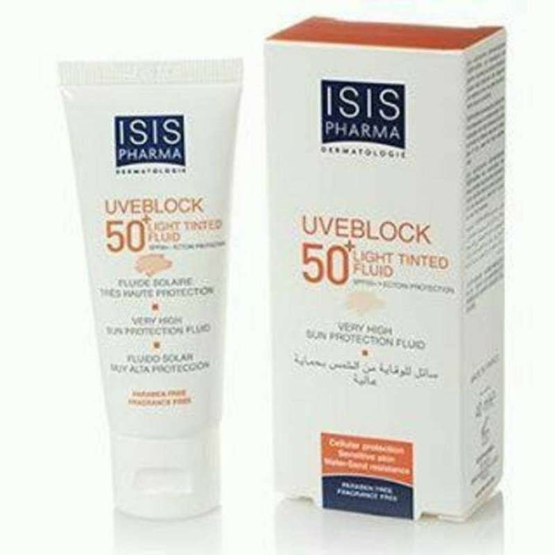 Promo ISIS PHARMA - Uveblock Light Tinted Fluid SPF 50+ 40ml Diskon 17% di Seller Alfa Beautyku ...