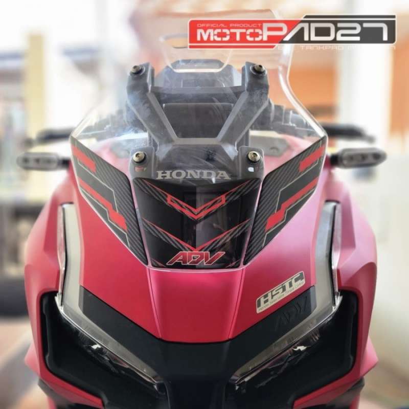Promo Stiker visor windshield HONDA ADV 160 carbon resin premium Diskon ...