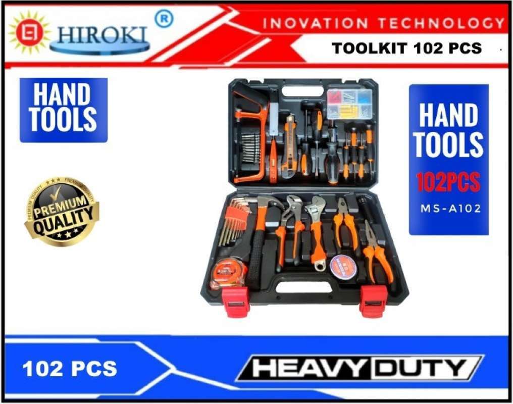 Promo Tool Kit Set Toolkit Set Tool Set Toolset 102 PCS Diskon 33% di ...
