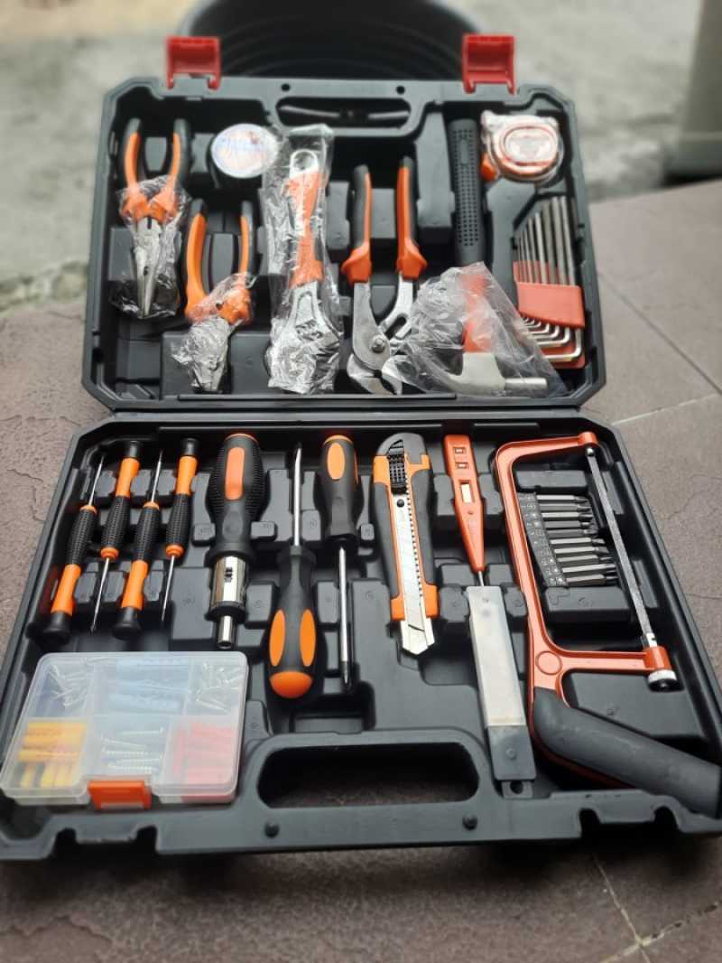 Promo Toolset Toolkit Toolbox Tool Set Tool Kit Tool Box 100 Pcs Diskon ...