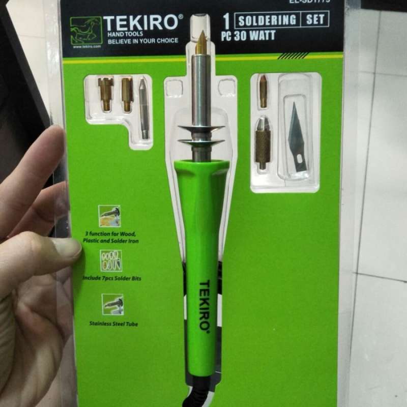 Jual Solder TEKIRO cutter multifungsi 30watt Soldering Iron di Seller ...