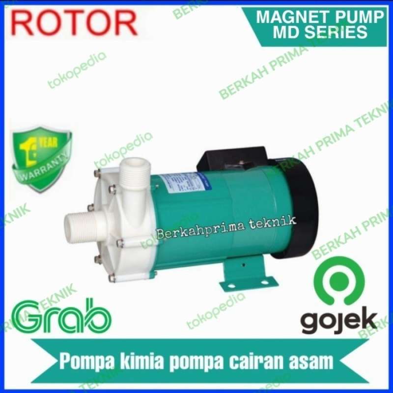 Promo Pompa Kimia Chemical Pump Rotor Md-20R Magnet Drive Pump ...