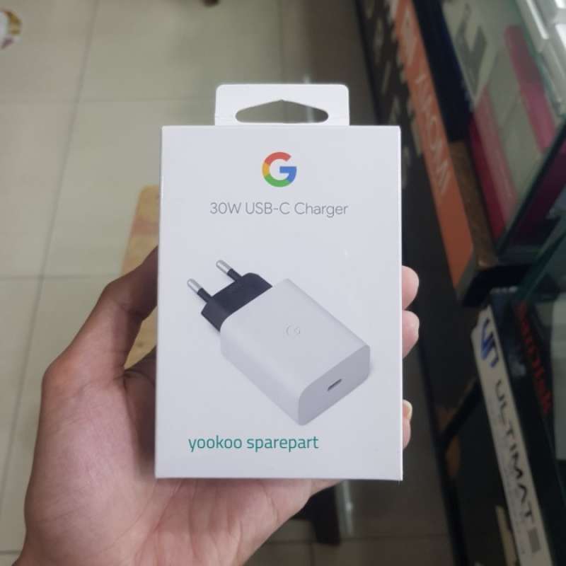 Promo Adaptor Charger 30W Google Pixel 6 Pro 30W Usb C Charger Original ...