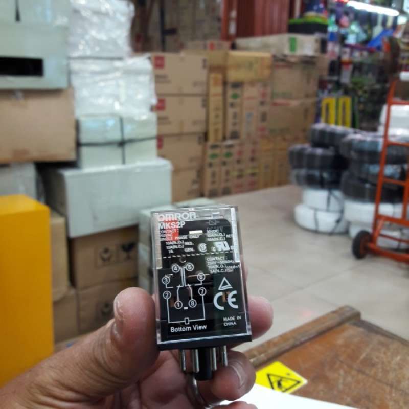 Promo relay mks2p /mk2p omron 220vac 8pin original Diskon 23% di Seller Hubner Store ...