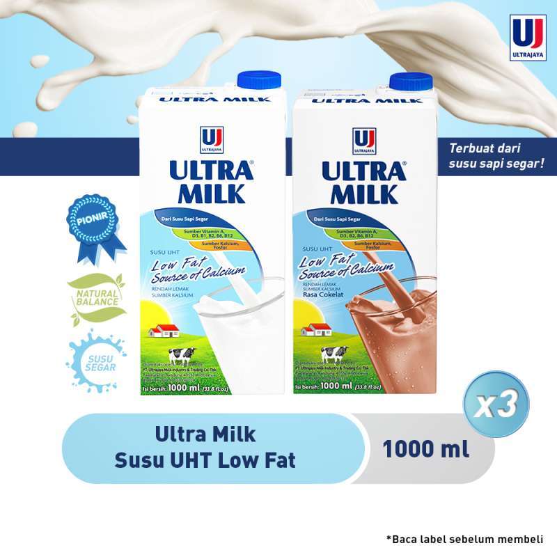 Jual Susu Uht Ultra Milk 1 Ltr Termurah - Harga Grosir Terupdate Hari Ini | Blibli