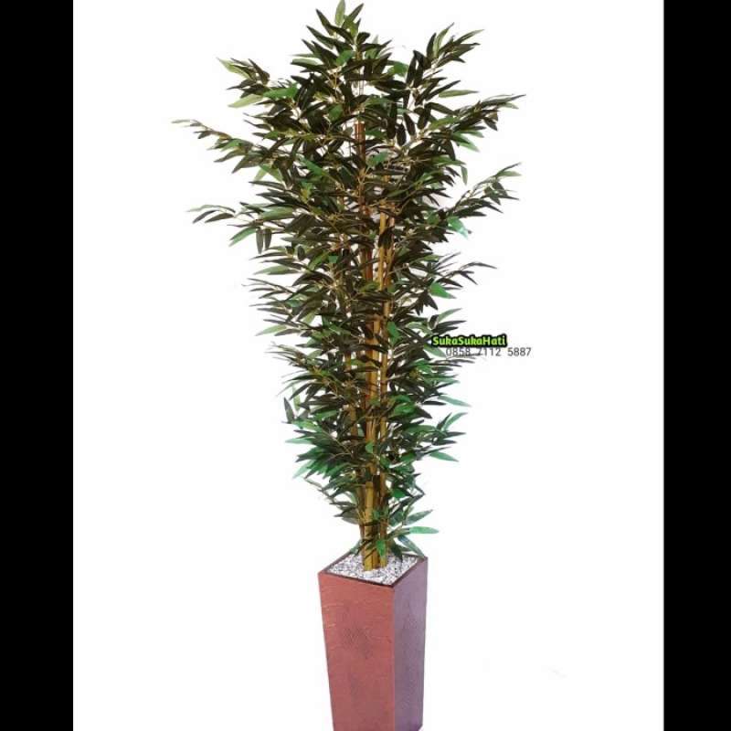 Promo Rimbun Pohon Bambu Artificial/ Bambu Plastik/ Dekorasi Ruangan ...