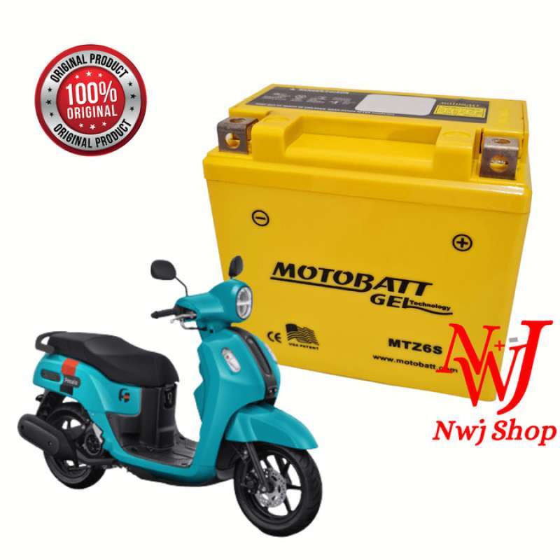 Promo Aki Motor Yamaha Fazzio MTZ6S GTZ7S GTZ6V YTZ7S YTZ6V MOTOBATT ...