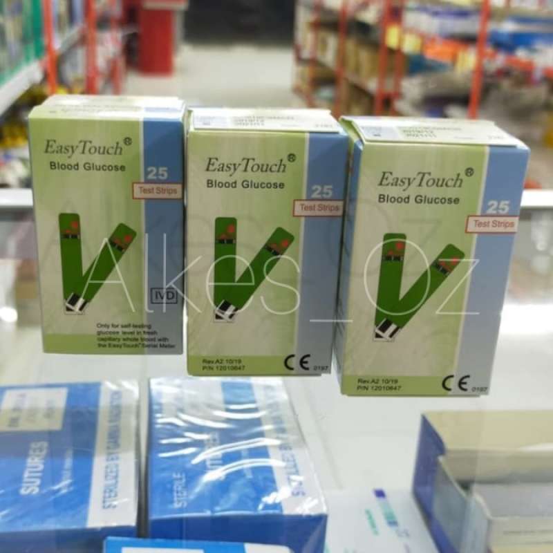 Jual Easytouch Glucose / Strip Cek Darah / Stick Gula Darah Di Seller ...